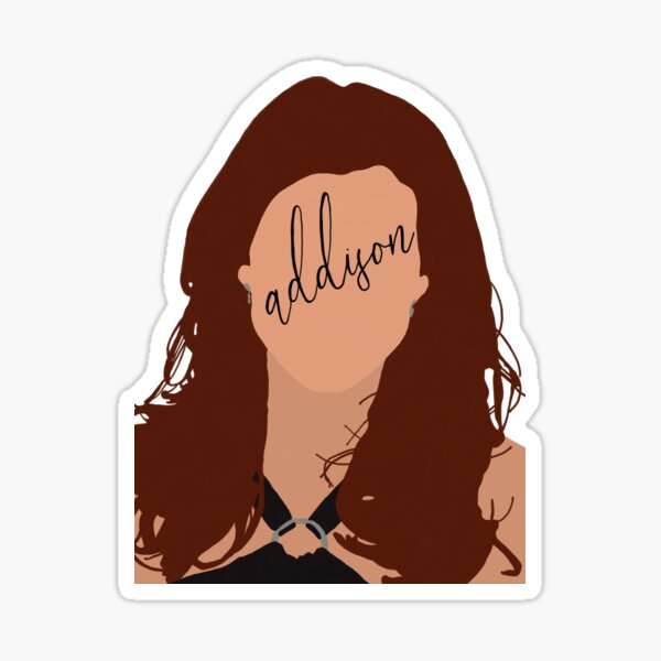 "Addison Forbes Montgomery" Sticker by alliej14 | Redbubble
