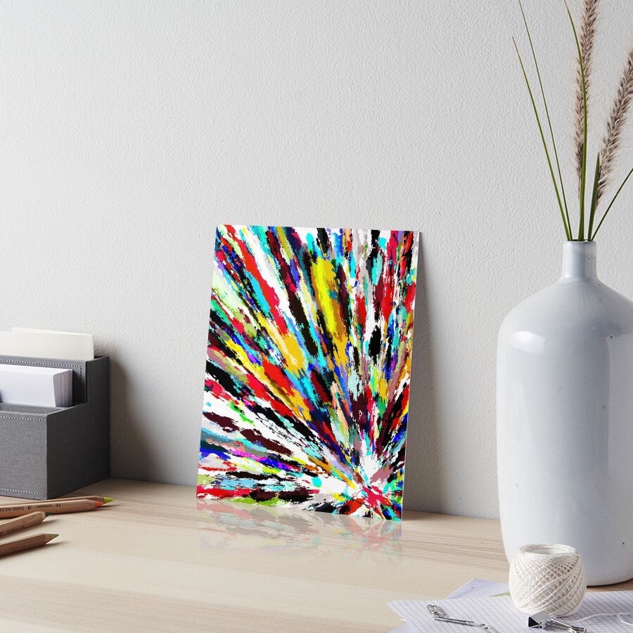 "Paint Splatter" Art Board Print by PGUniverse | Redbubble