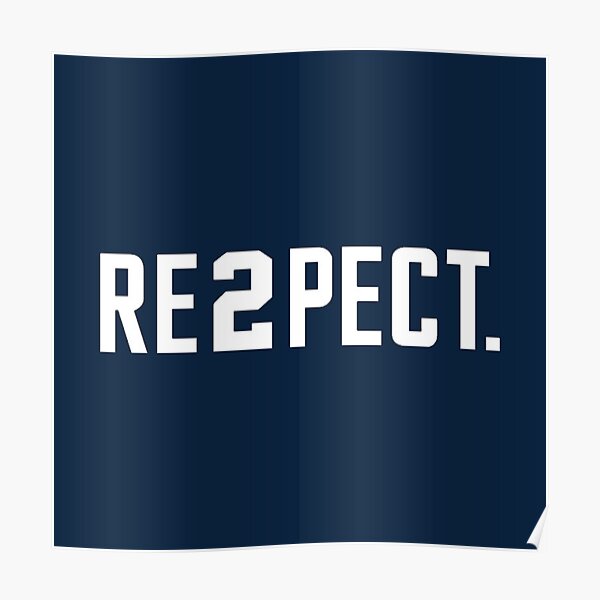 "Derek Jeter - Respect " Poster by BronxBomberHQ | Redbubble