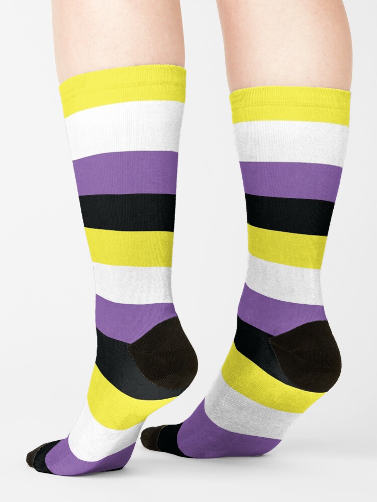 "Non-Binary Pride Flag" Socks for Sale by lgbtshoppe | Redbubble