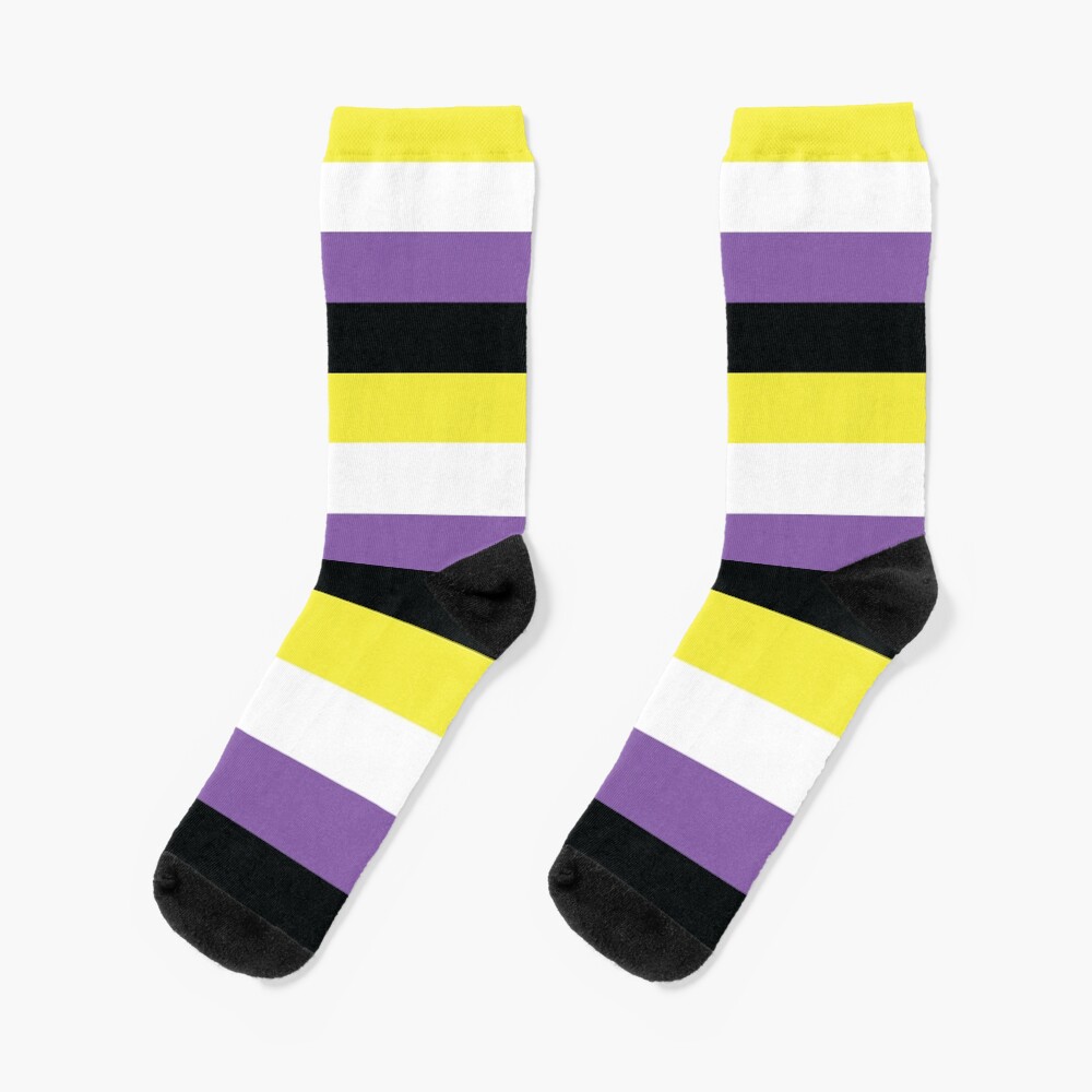 "Non-Binary Pride Flag" Socks for Sale by lgbtshoppe | Redbubble