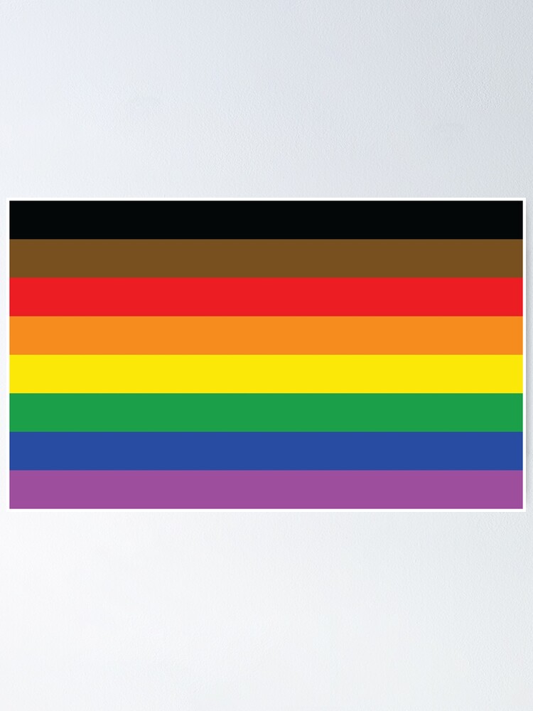 "LGBT POC Pride Flag " Poster by lgbtshoppe | Redbubble