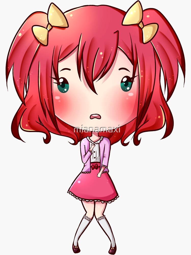 "Chibi Ruby Kurosawa" Sticker for Sale by mianamaxi | Redbubble