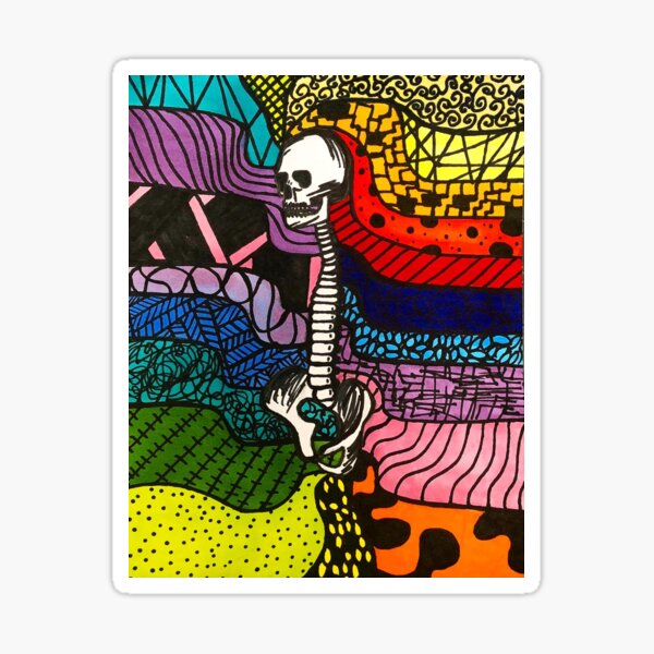 "Backbone" Sticker for Sale by MysticMellow27 | Redbubble
