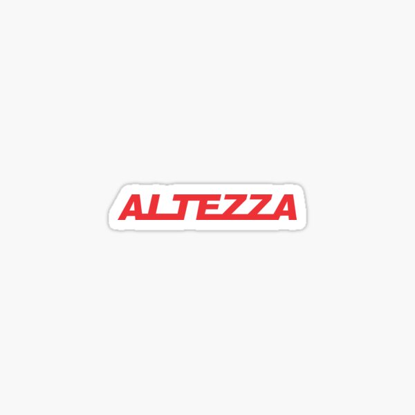 Altezza Stickers | Redbubble