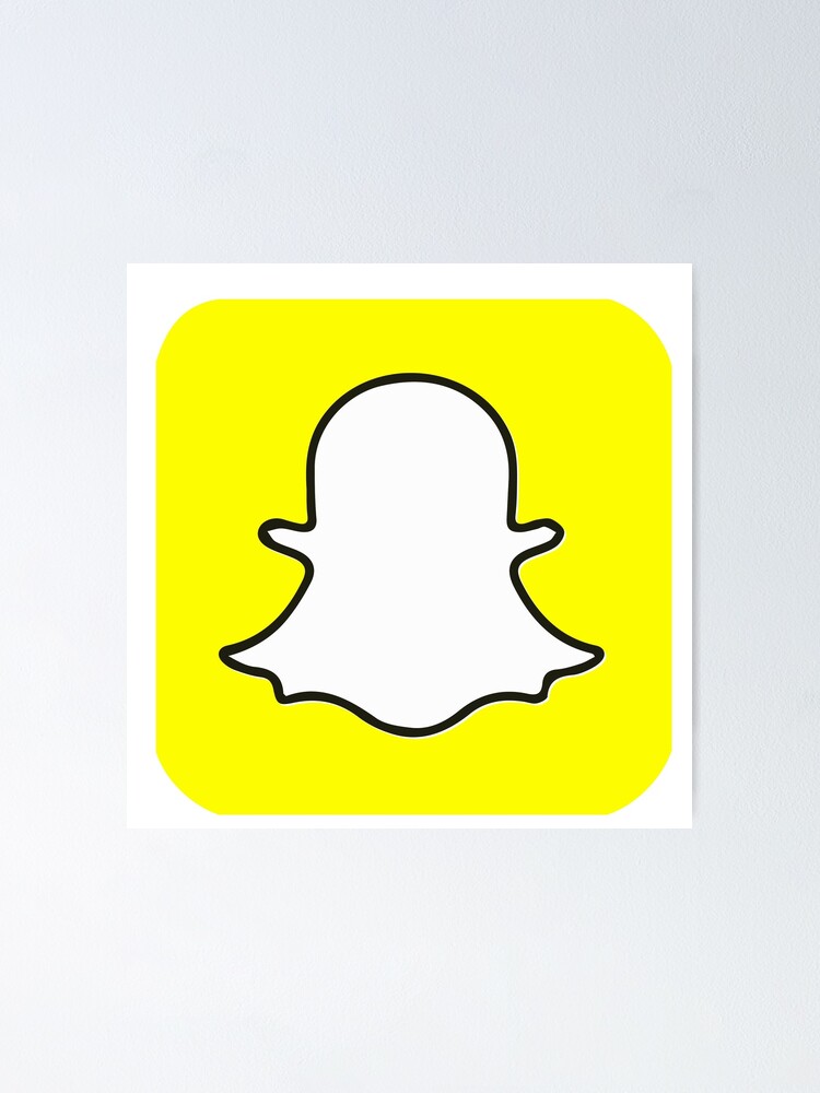 "Snapchat App Logo" Poster for Sale by josephchill | Redbubble