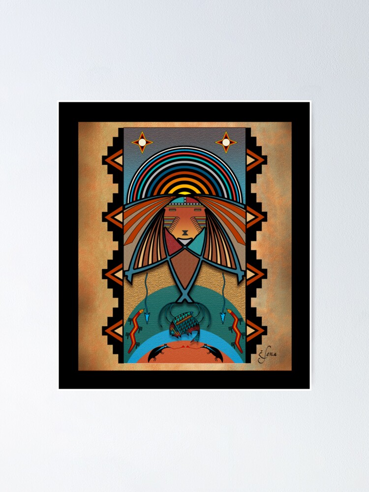 "The Fisher" Poster for Sale by Sena | Redbubble