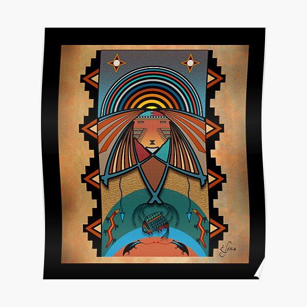 "The Fisher" Poster for Sale by Sena | Redbubble