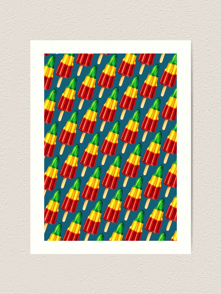 "Zoom Ice Lolly Pattern" Art Print by KellyGilleran | Redbubble