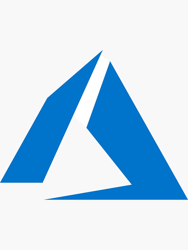 "Microsoft Azure Sticker" Sticker for Sale by 4RTUPSIDEDOWN | Redbubble