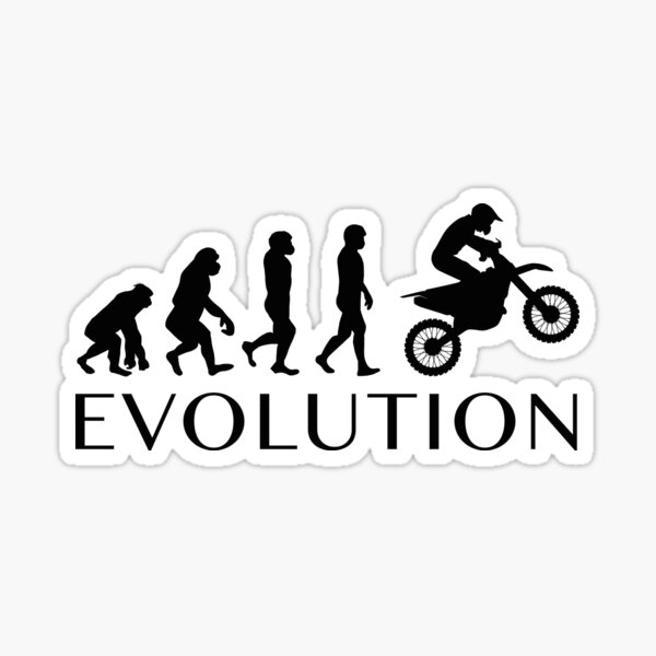 "evolution" Sticker for Sale by ventoleradesign | Redbubble