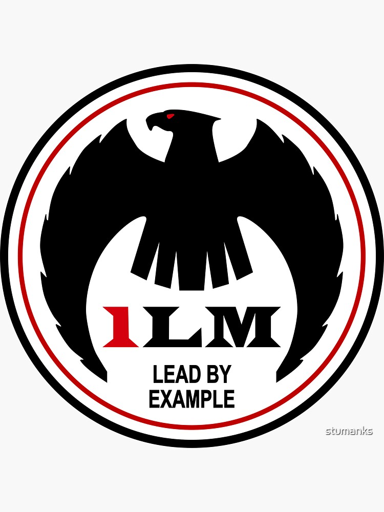 "1 Legion White" Sticker for Sale by stumanks | Redbubble