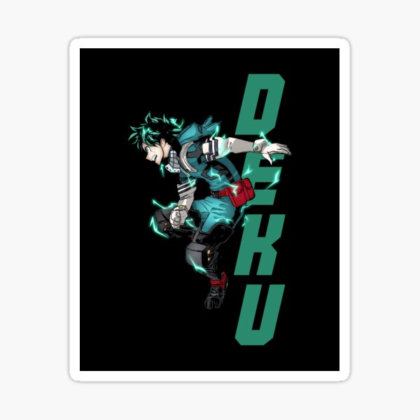 "Deku!" Sticker for Sale by Kyuubi713 | Redbubble