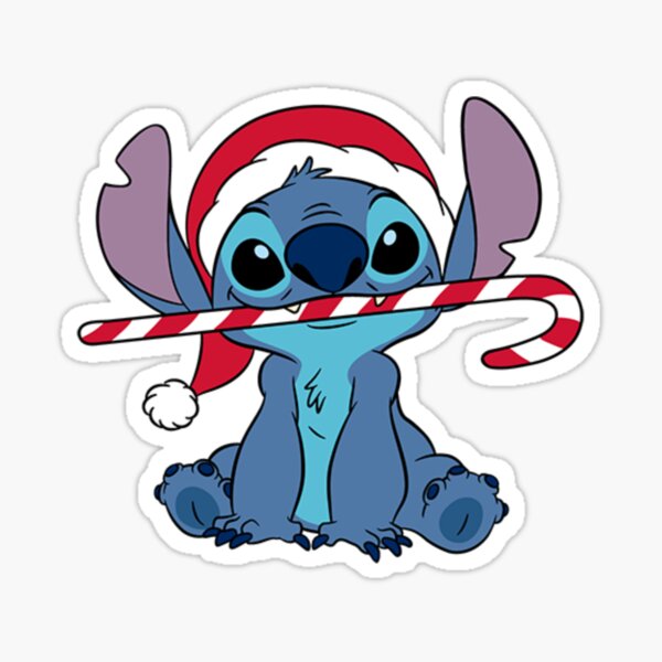 Stitch Christmas Stickers | Redbubble