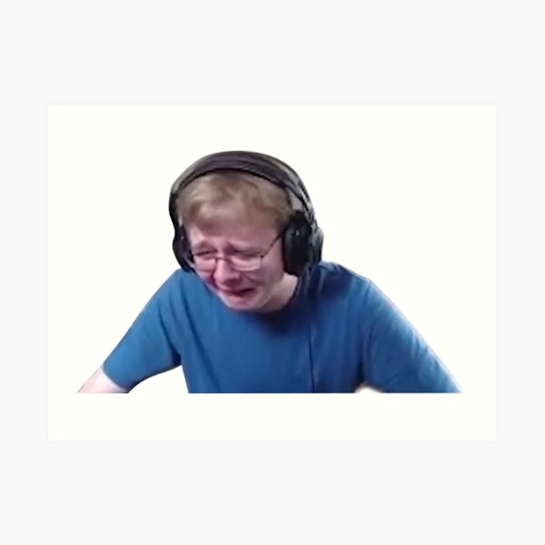 "CallMeCarson Crying Meme" Art Print for Sale by returnofthesalt ...