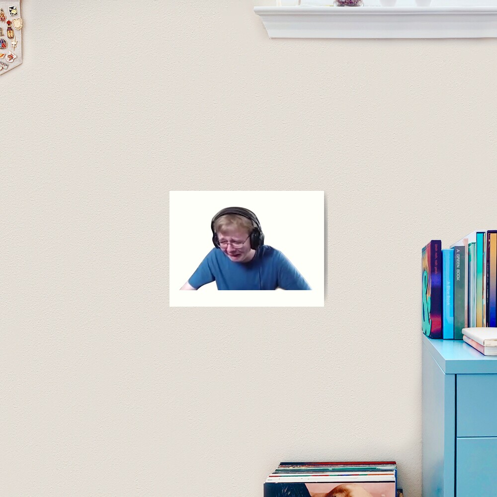 "CallMeCarson Crying Meme" Art Print for Sale by returnofthesalt ...