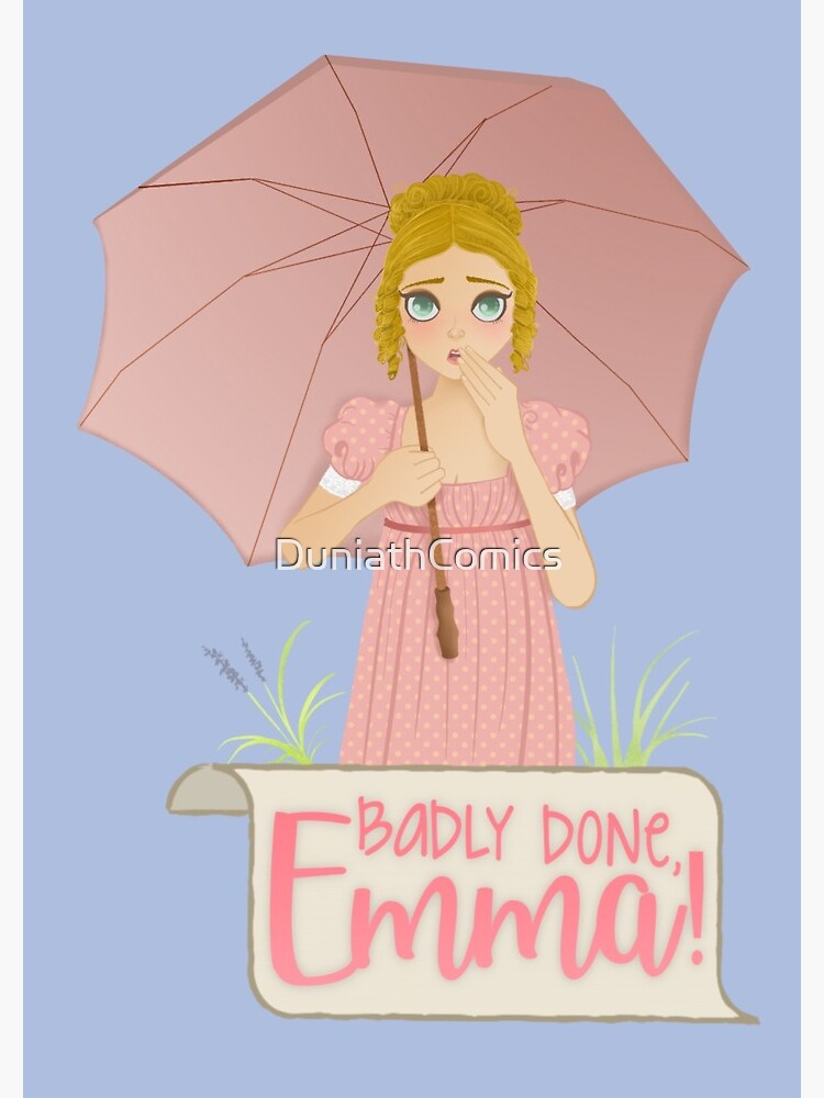 "Badly Done Emma" Spiral Notebook for Sale by DuniathComics | Redbubble