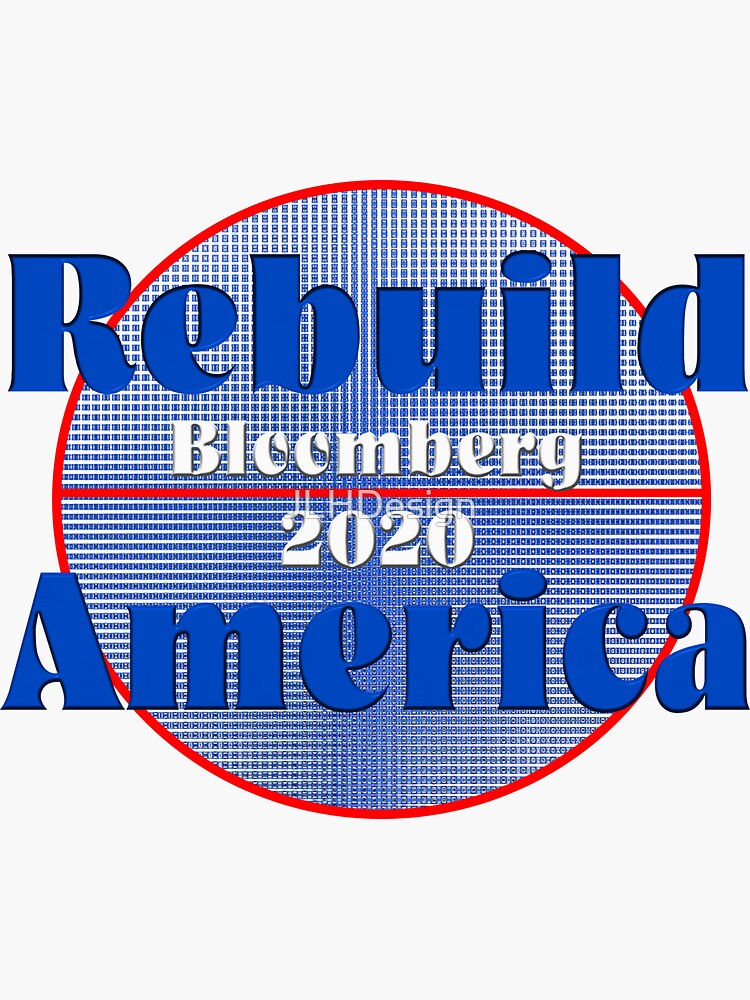 "Bloomberg 2020" Sticker for Sale by JLHDesign | Redbubble