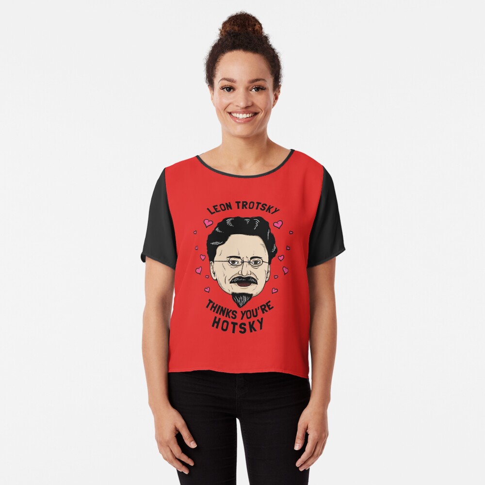 "Leon Trotsky Thinks You're Hotsky" Essential T-Shirt for Sale by Yipptee Shirts | Redbubble