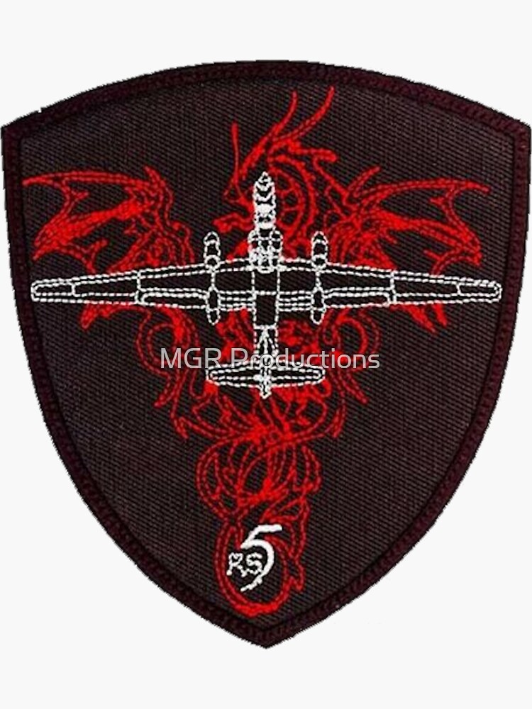 "5th Reconnaissance Squadron Crest" Sticker by Quatrosales | Redbubble