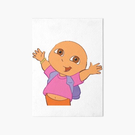 "bald dora " Art Board Print for Sale by henri1289 | Redbubble