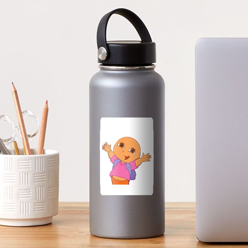 "bald dora " Sticker for Sale by henri1289 | Redbubble