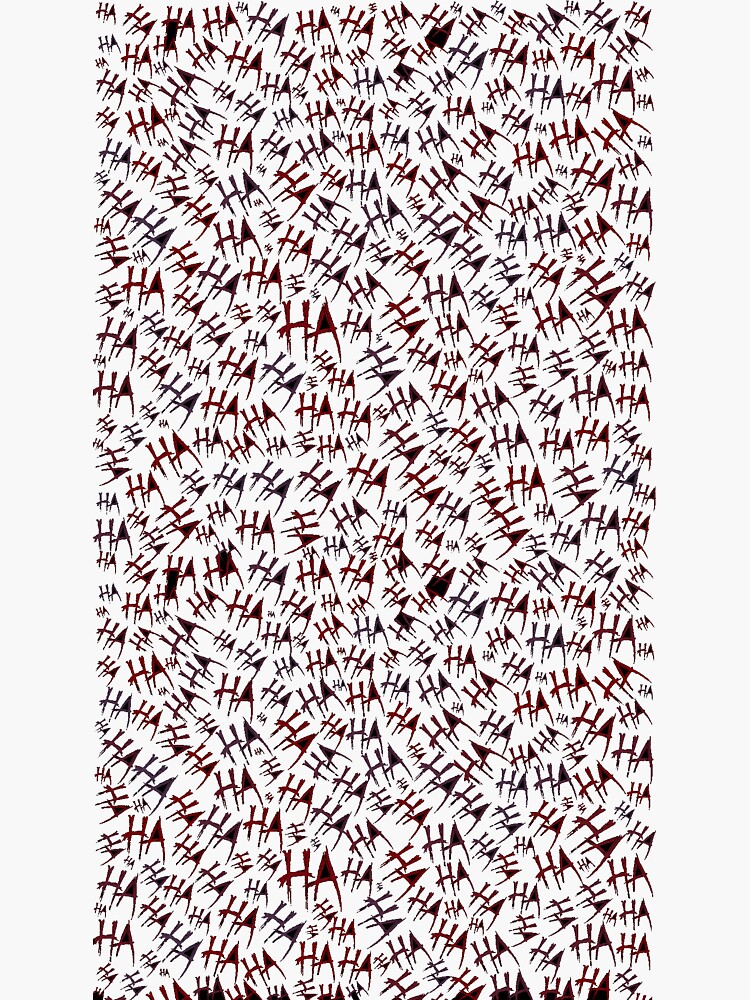 "Hahaha laugh" Sticker for Sale by A7m4d | Redbubble