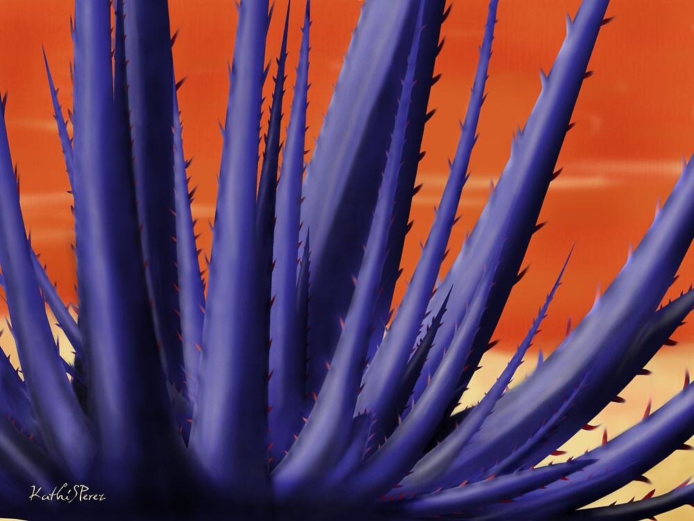 "Blue Agave Paint" by KathiSPerez | Redbubble