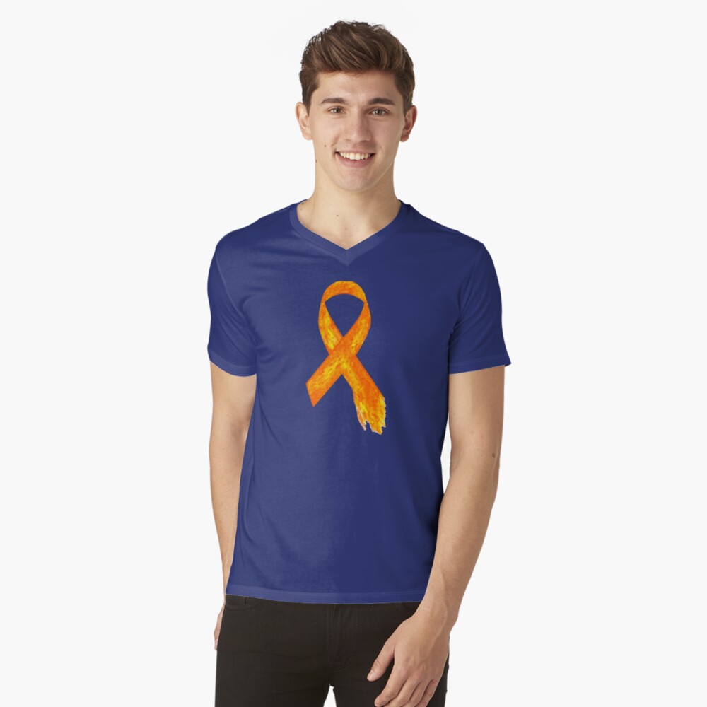 "CRPS Awareness Ribbon Orange Symbol" Sticker for Sale by raizepeace ...