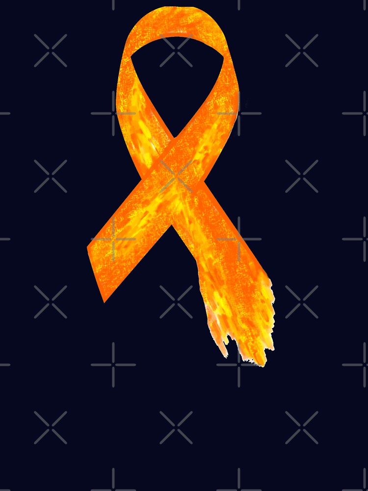 "CRPS Awareness Ribbon Orange Symbol" Essential T-Shirt for Sale by ...