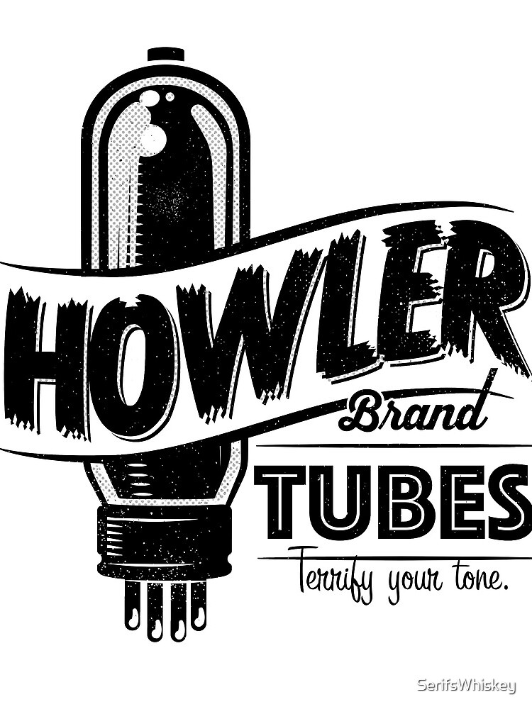 "Old Howler Brand Vacuum Tube custom graphic" Drawstring Bag by ...