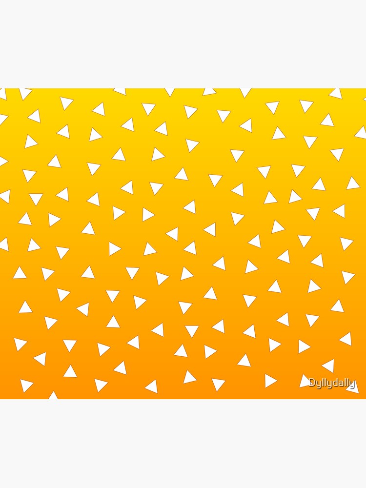 "Zenitsu Demon Slayer Pattern" Photographic Print by Dyllydally | Redbubble