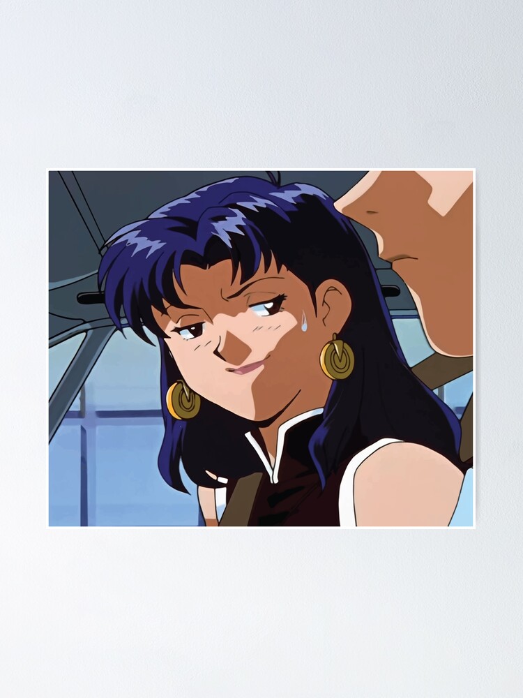 "Misato Katsuragi Angry" Poster for Sale by Pearse55 | Redbubble