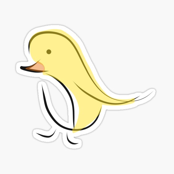 "birb 1" Sticker by mayapl | Redbubble