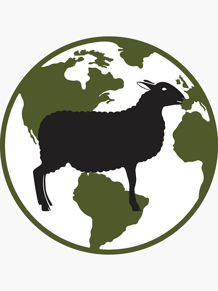 "World Around Ewe Logo" Sticker for Sale by WorldAroundEwe | Redbubble