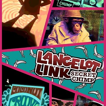 "Lancelot Link Secret Chimp" Sticker for Sale by natalexandra77 | Redbubble