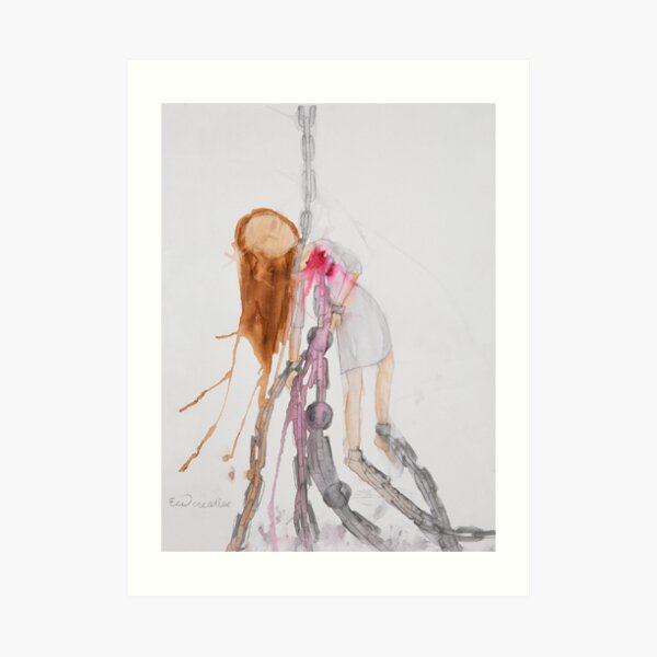 "Strangled" Art Print by ECDCreative | Redbubble
