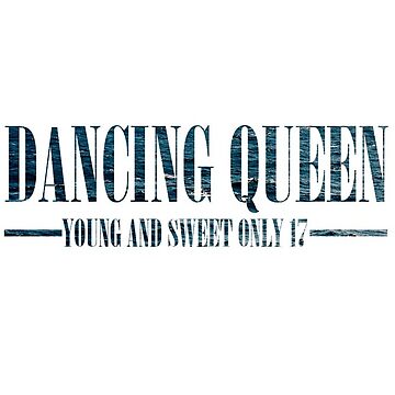 "Dancing Queen Card/Sticker" Sticker for Sale by owenpollack | Redbubble