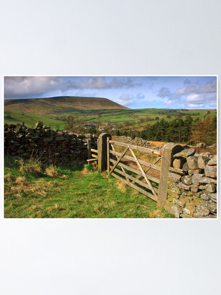 "Five bar gate and Pendle hill" Poster for Sale by ShaunW | Redbubble