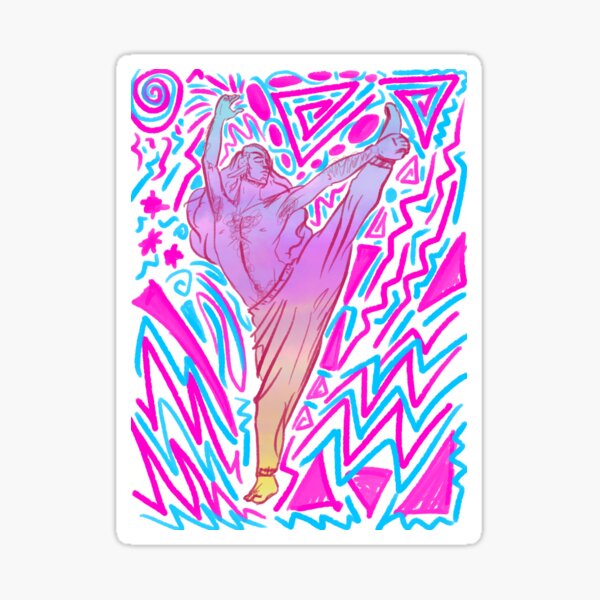 "yoga cad" Sticker by milkgay | Redbubble