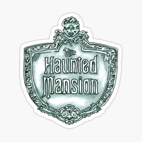 "Haunted family crest" Sticker by Sharilea | Redbubble