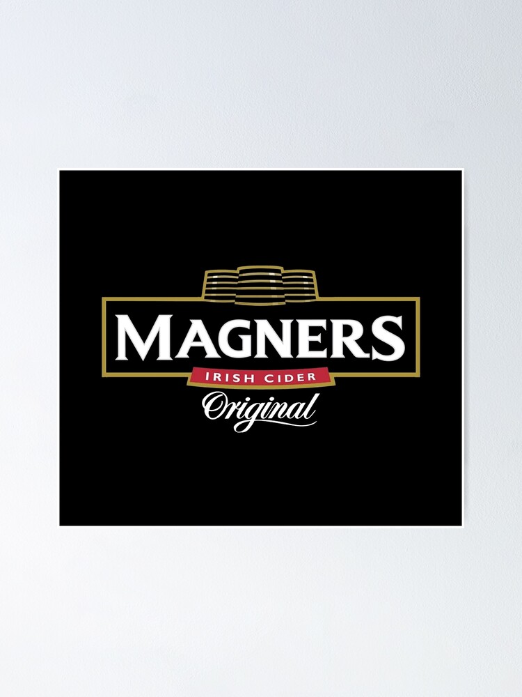 "Magners Irish Black Tee" Poster for Sale by moonsak | Redbubble