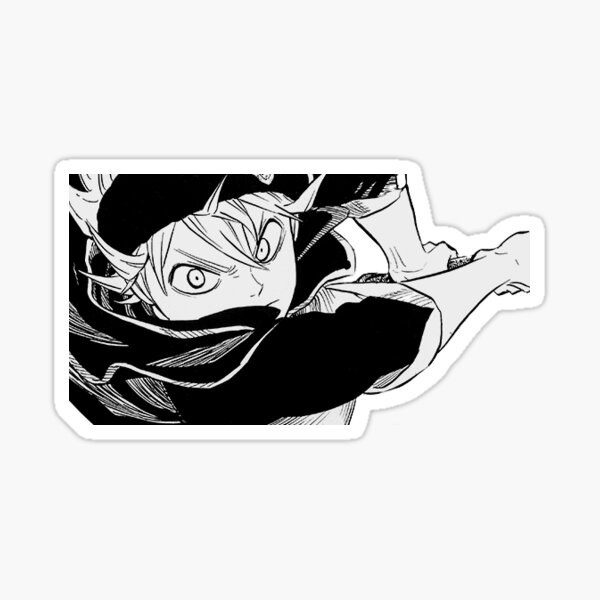 "asta black clover" Sticker for Sale by itsgalalala | Redbubble