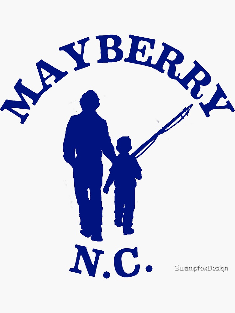 "Mayberry NC" Sticker for Sale by SwampfoxDesign | Redbubble