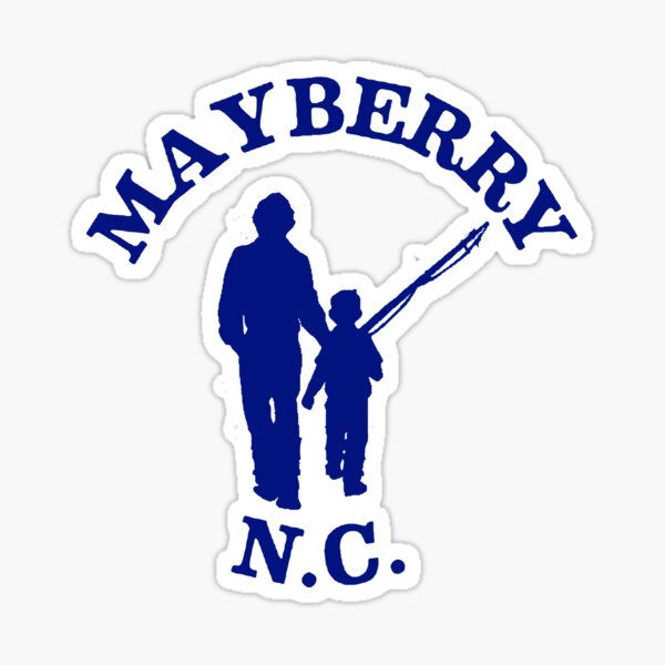 "Mayberry NC" Sticker for Sale by SwampfoxDesign | Redbubble