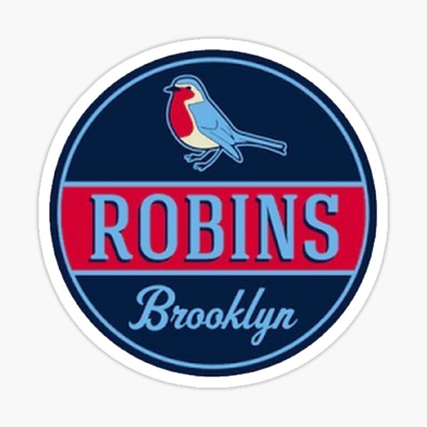 "Brooklyn Baseball - Vintage Robins" Sticker for Sale by TheSportsPage ...