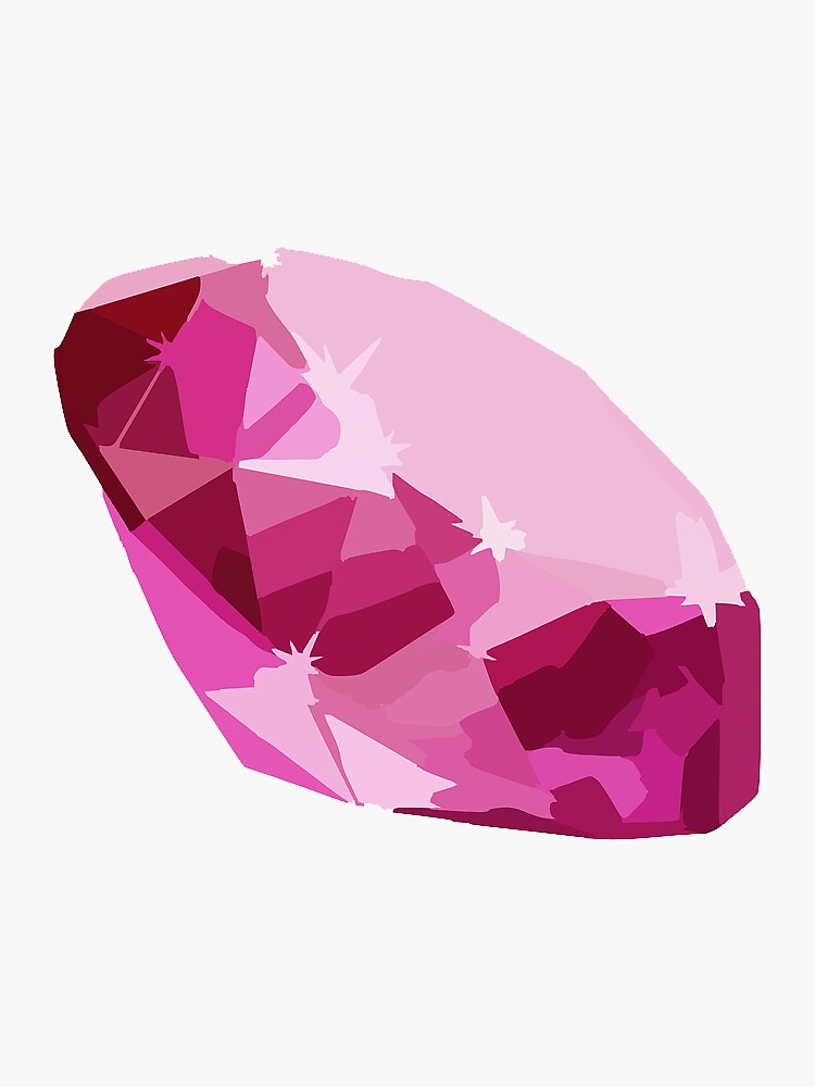 "the lost ruby " Sticker for Sale by Alysonzeller | Redbubble