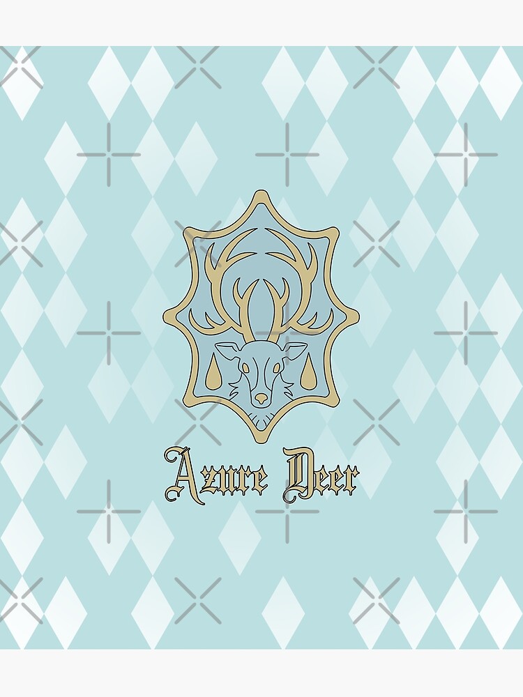"Azure Deer badge black clover" Poster by FerreiratFF | Redbubble