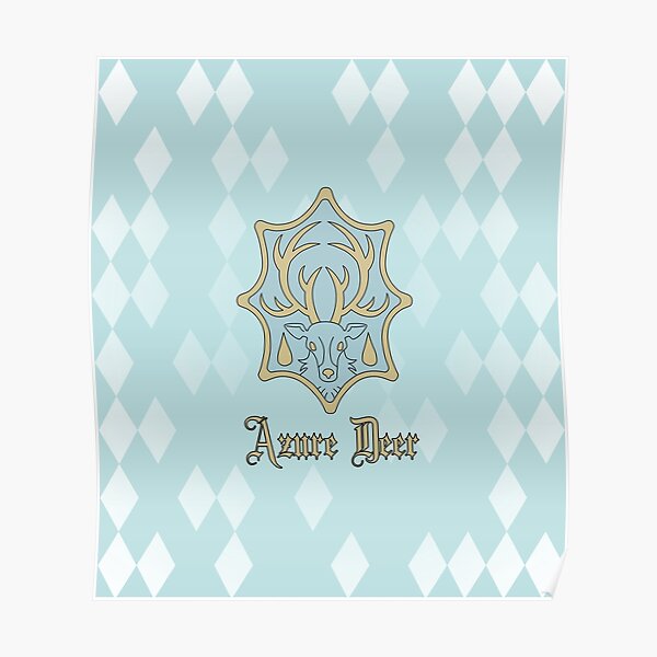 "Azure Deer badge black clover" Poster by FerreiratFF | Redbubble