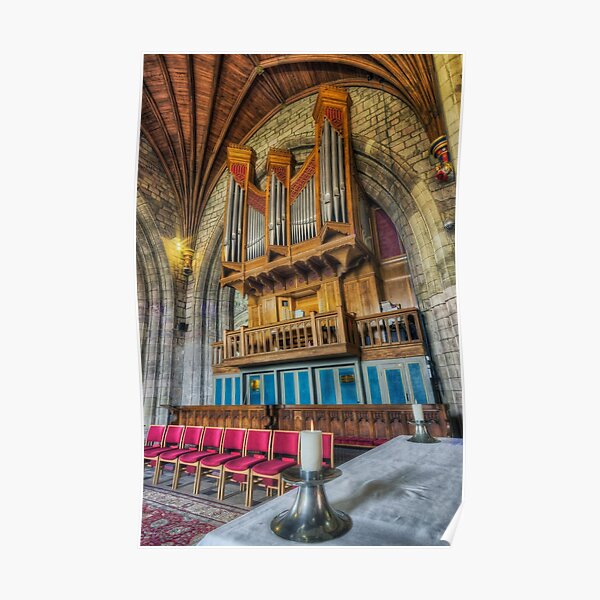 "Cathedral Organ" Poster by MitchellAK | Redbubble